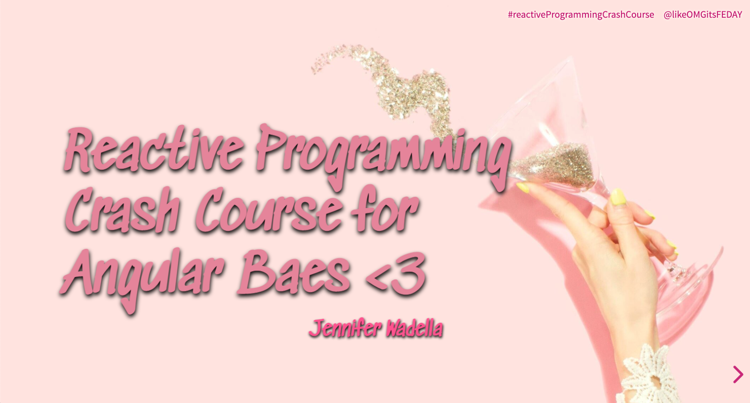 Reactive Programming Crash Course For Angular Baes